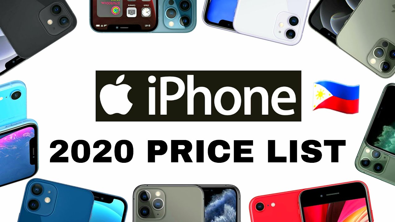 iPhone Official Specs & Price List | Philippines | 2020 - YouTube