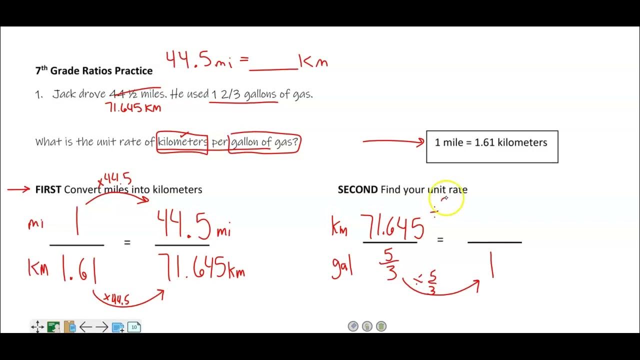 7th Grade Unit Rate Problems - complex - YouTube