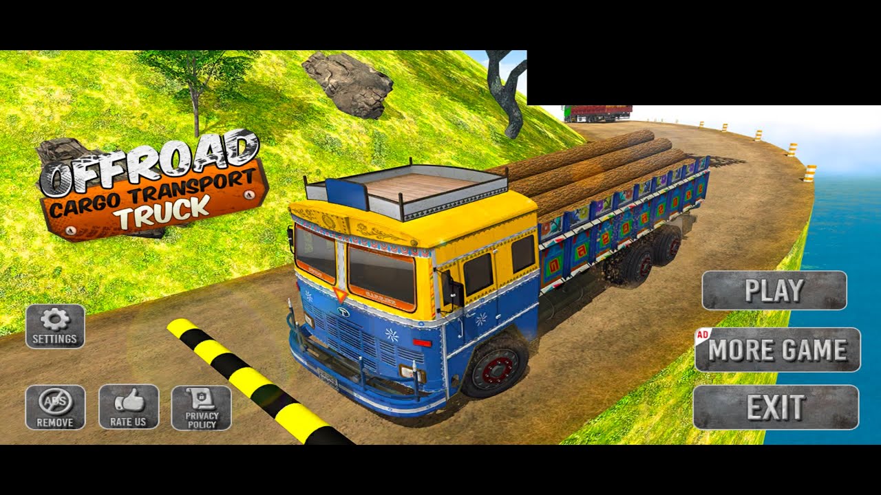 Off-road cargo transport truck driver simulator 3d - YouTube