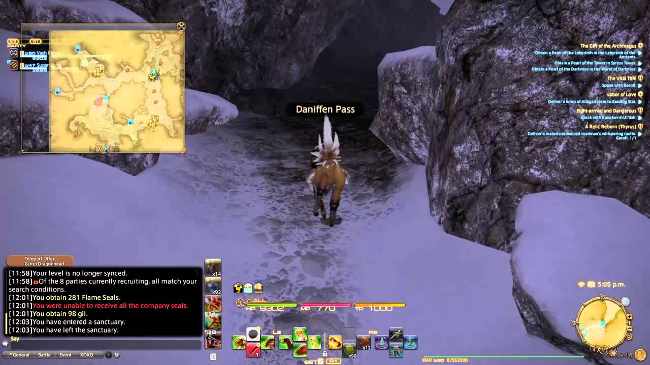 FINAL FANTASY XIV: A Realm Reborn Cheater doing FATES - YouTube