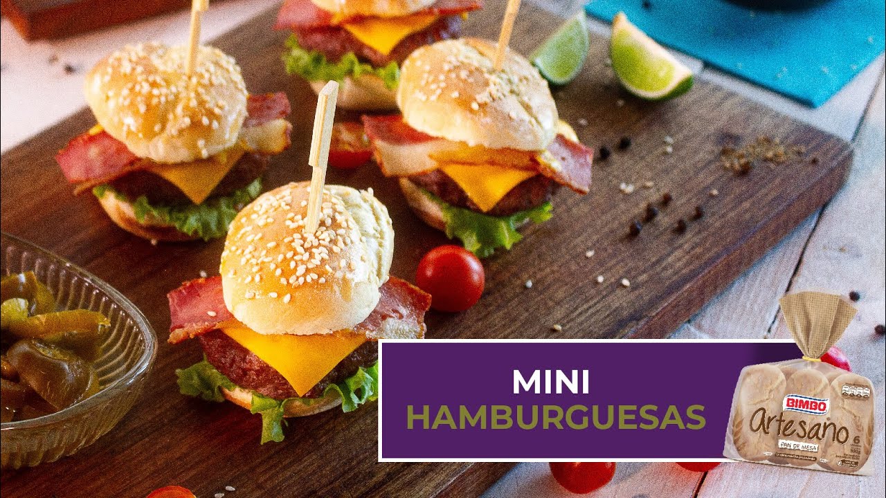 Recetas de mini hamburguesas - YouTube