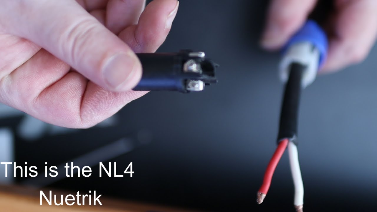 How to Wire Neutrik SpeakON NL4 Cables-Easy Fix - YouTube