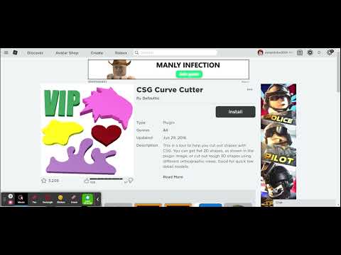 CSG Curve Cutter Roblox - YouTube