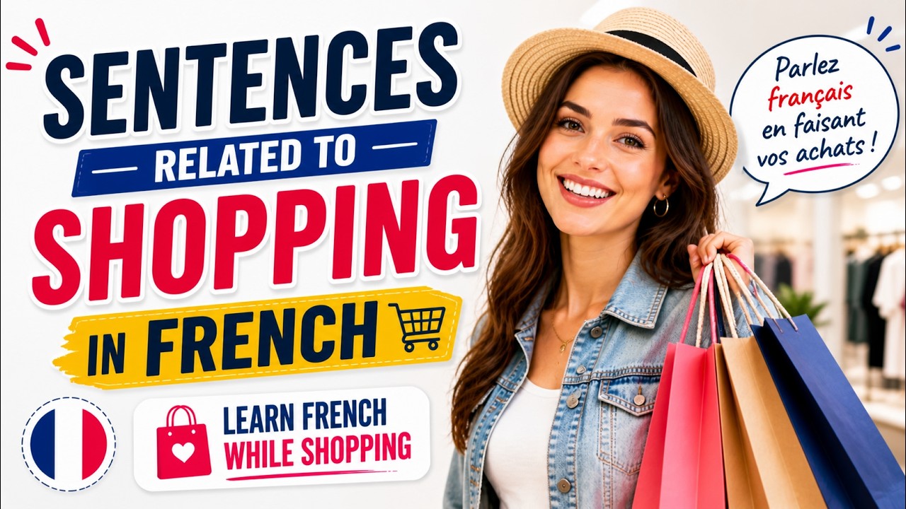10 Sentences Related to Shopping in French Part 1| Easy French learning ...