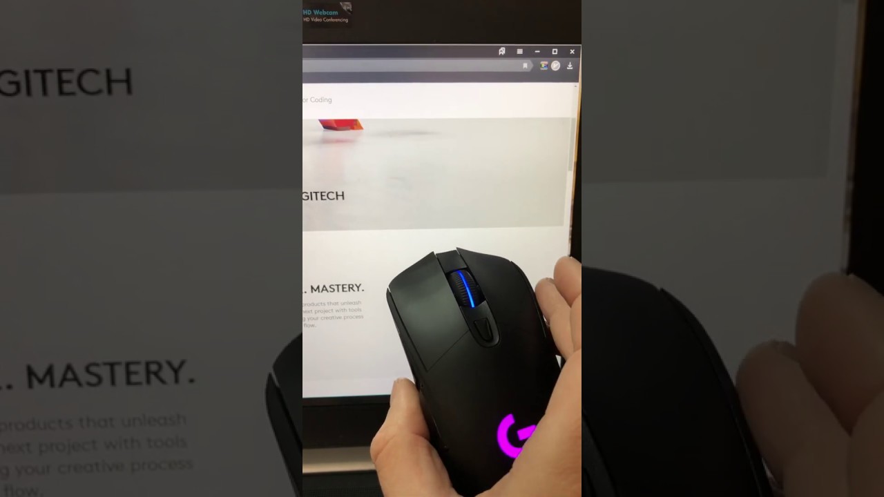 Logitech G703: middle mouse button wheel problem - YouTube