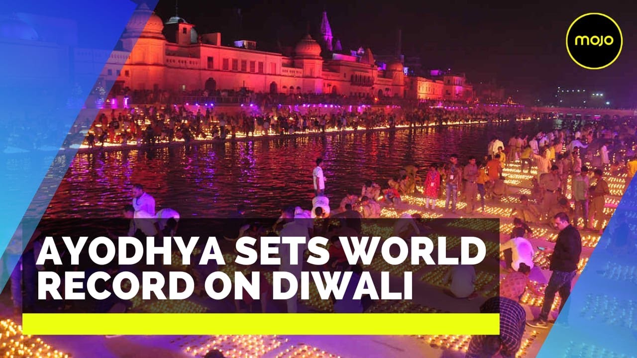 Diwali | Ayodhya Decks Up With 12 Lakh 'Diyas', Sets World Record - YouTube
