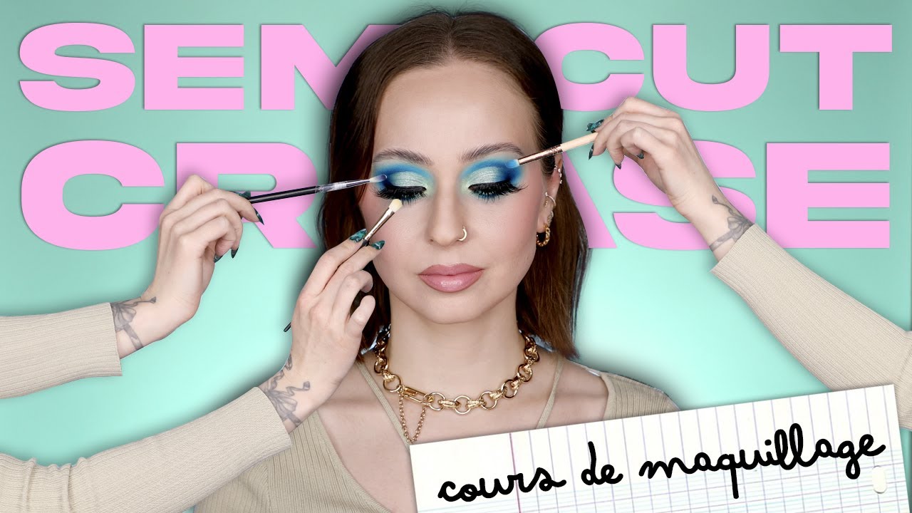 Cours de Maquillage : Le Semi Cut Crease ⎮ LES BASES N°5 - YouTube