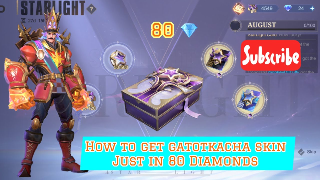 Don’t waste 300 diamonds for starlight try your luck starlight spin ...