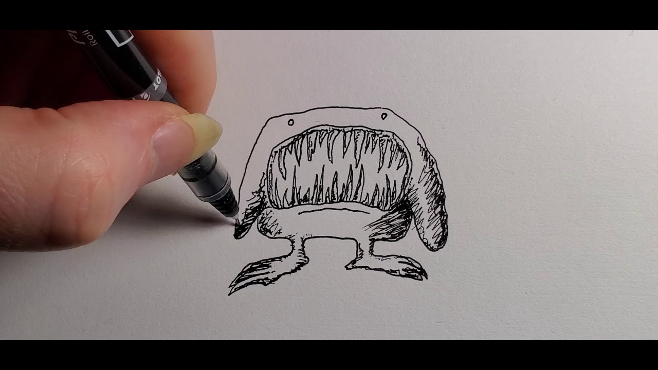 Odd Doodle Daily - Grumpy Grumble Grunt 👿 - YouTube