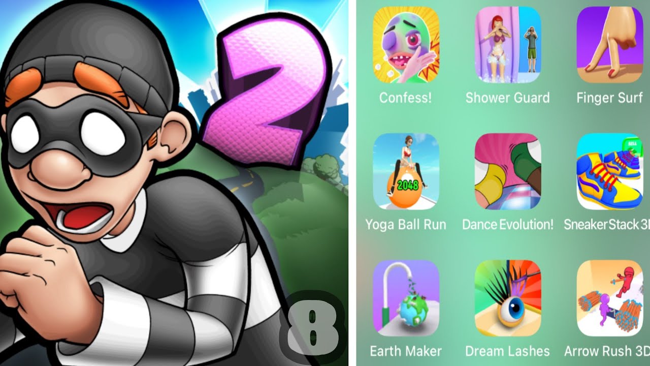 Robbery Bob 2 Vs All Game iOS, Android Part 8 - YouTube