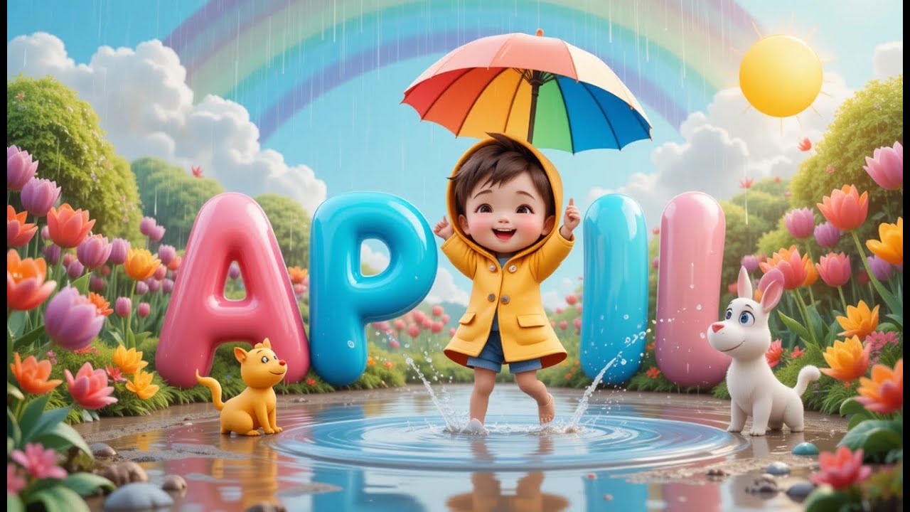 Months of the Year Song | Learn All 12 Months with Fun Music & Bright ...