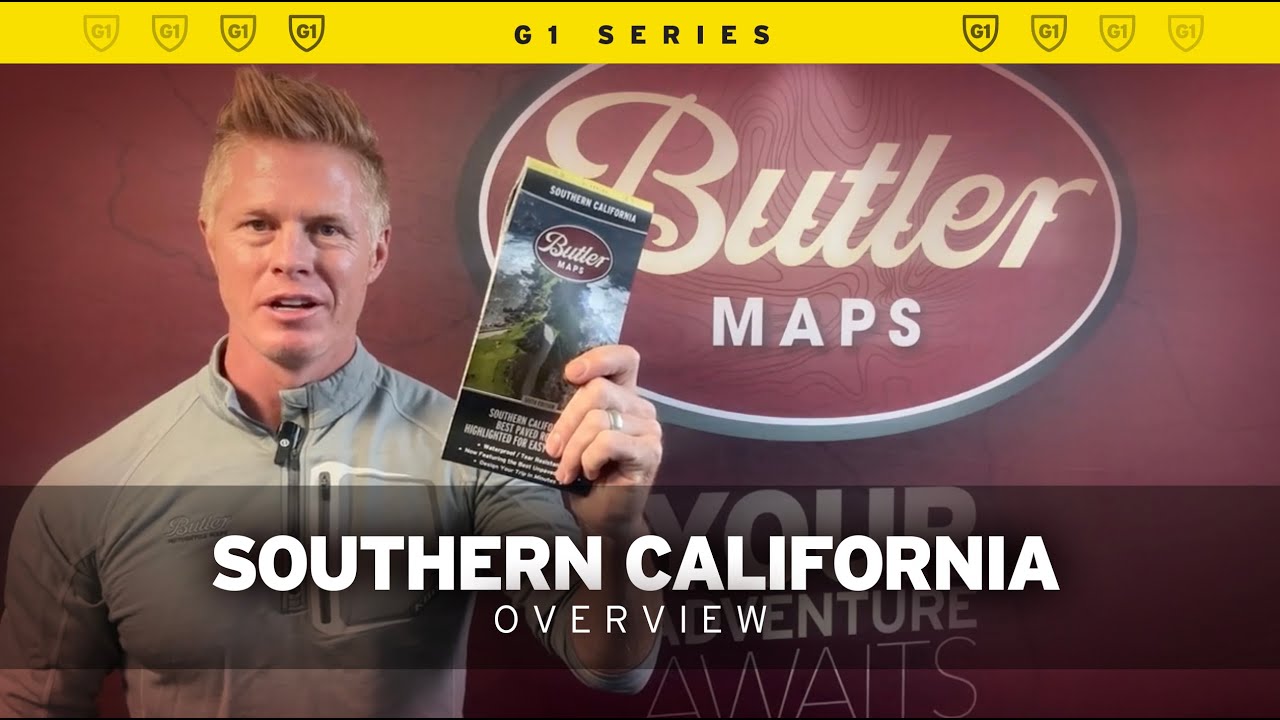 The Best Paved Roads In Southern California | G1 Series Map - YouTube