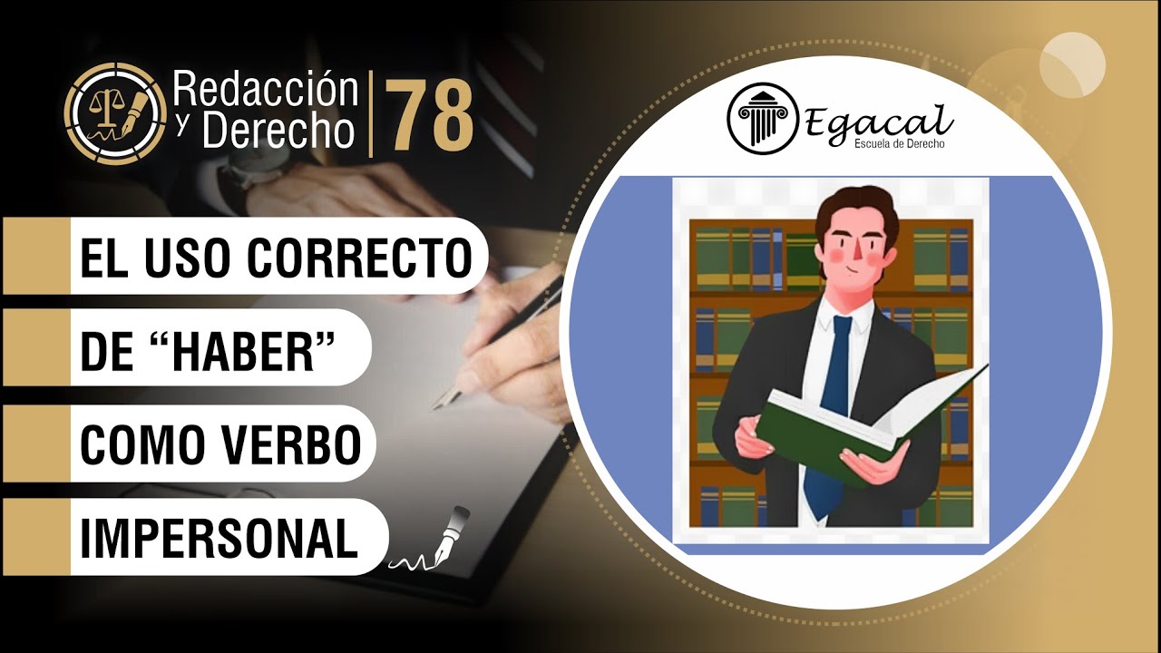 El uso correcto de HABER como verbo impersonal | Redacción78 - YouTube