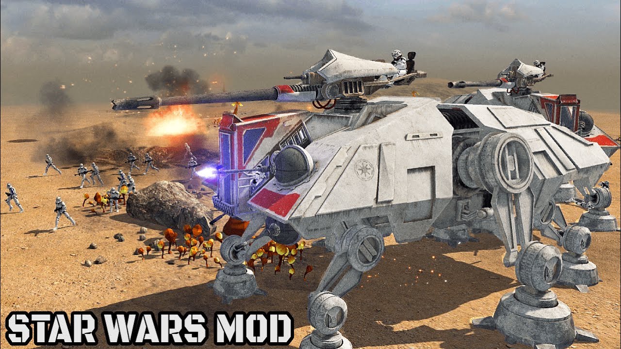 ULTIMATE STAR WARS MOD: Galactic Republic vs CIS Battle Droids! - Men ...