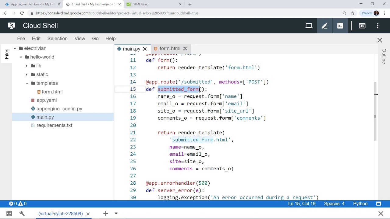HTML Forms - Google Cloud Online Bootcamp - Part - 49 - YouTube