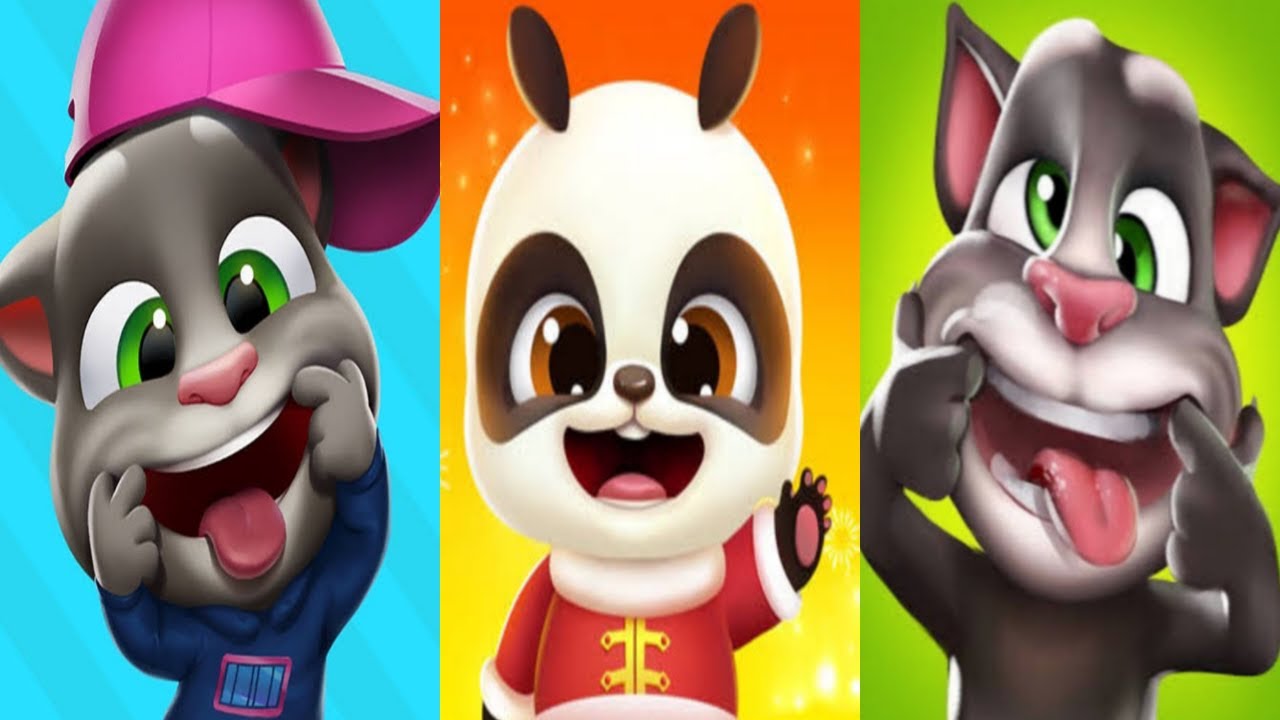 My Talking Tom 2 vs my talking Panda 2 vs my talking tom 2 - YouTube
