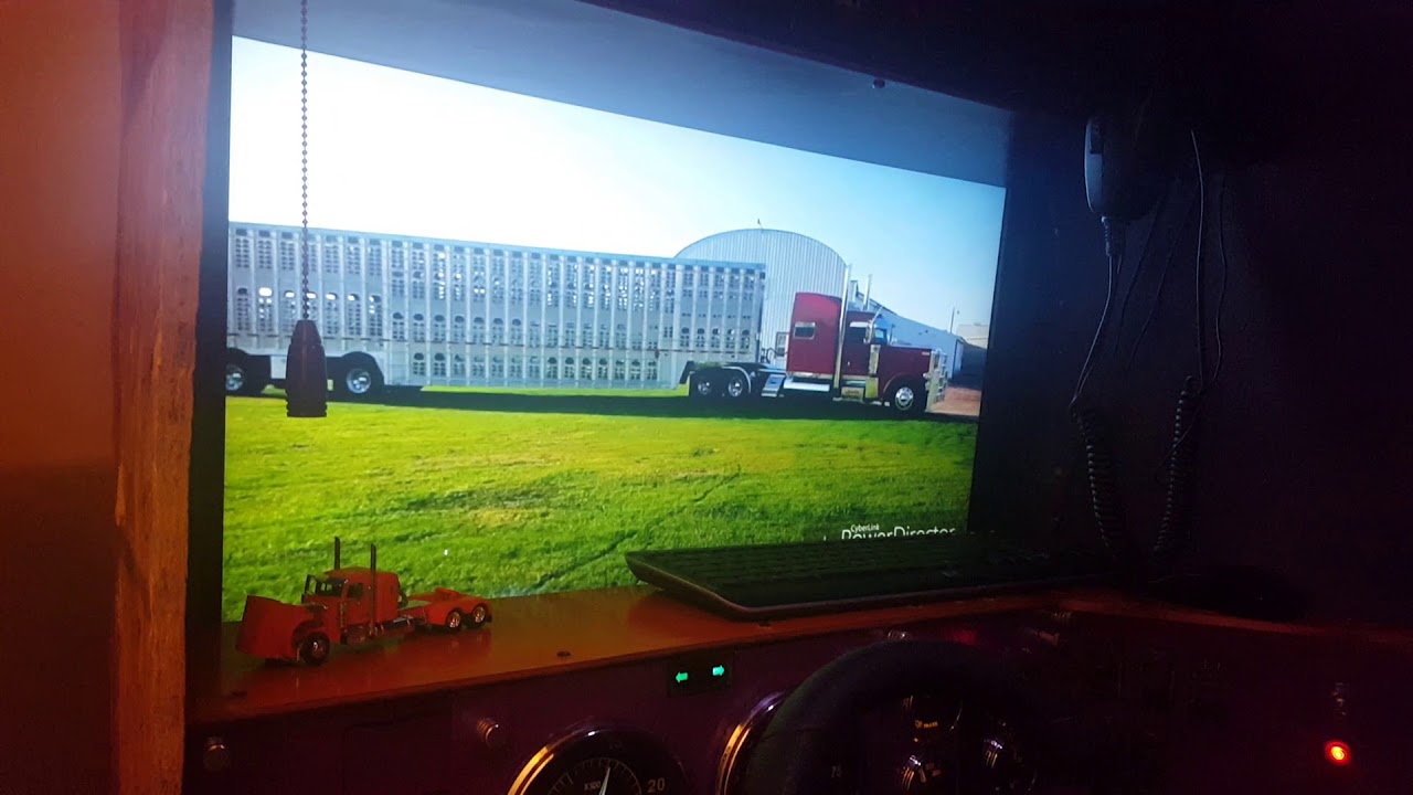 American Truck Simulator(part 1 of the realistic homemade cockpit ...