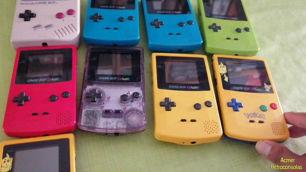 coleccion de game boy color - YouTube