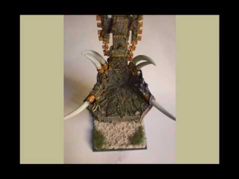 Warhammer Lizardmen Slann Mage-Priest painting... step by step - YouTube