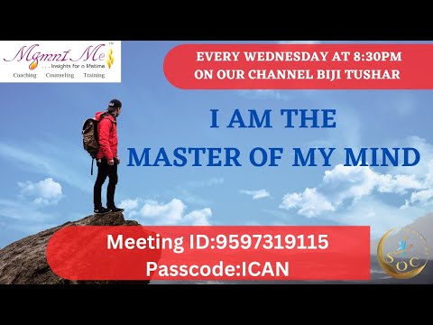 I am the master of my mind - YouTube