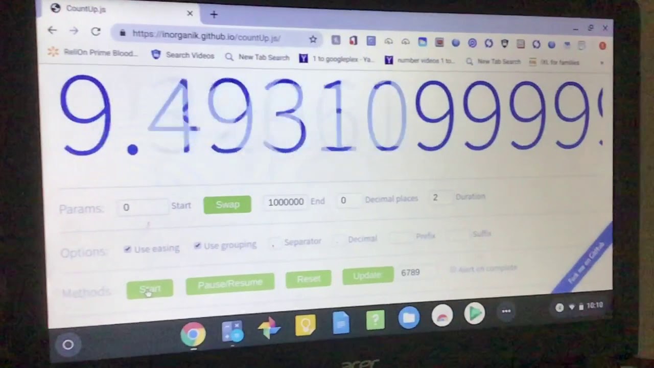 Numbers 1 to 1 googol - YouTube