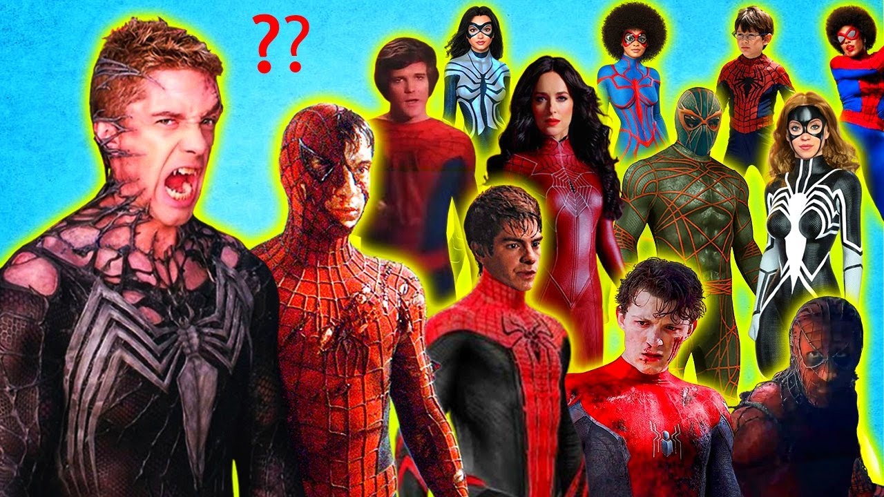 Every single SPIDER-MAN & SPIDER-WOMAN in live action media, ever ...
