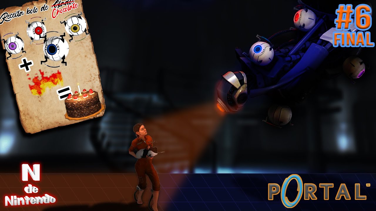 Bolo de GLaDOS 😋 - Portal 1 Boss final Ep.6 - YouTube