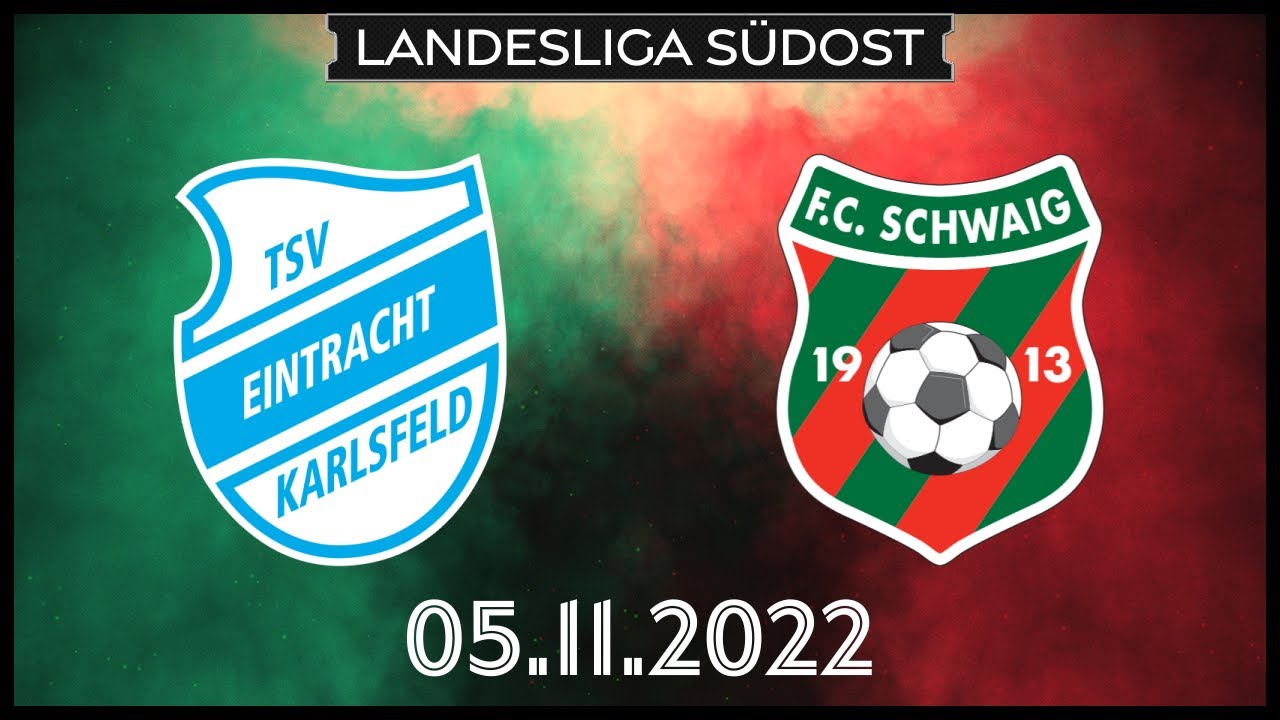 TSV Eintracht Karlsfeld vs. FC Schwaig 05.11.2022 Landesliga Südost 22/ ...