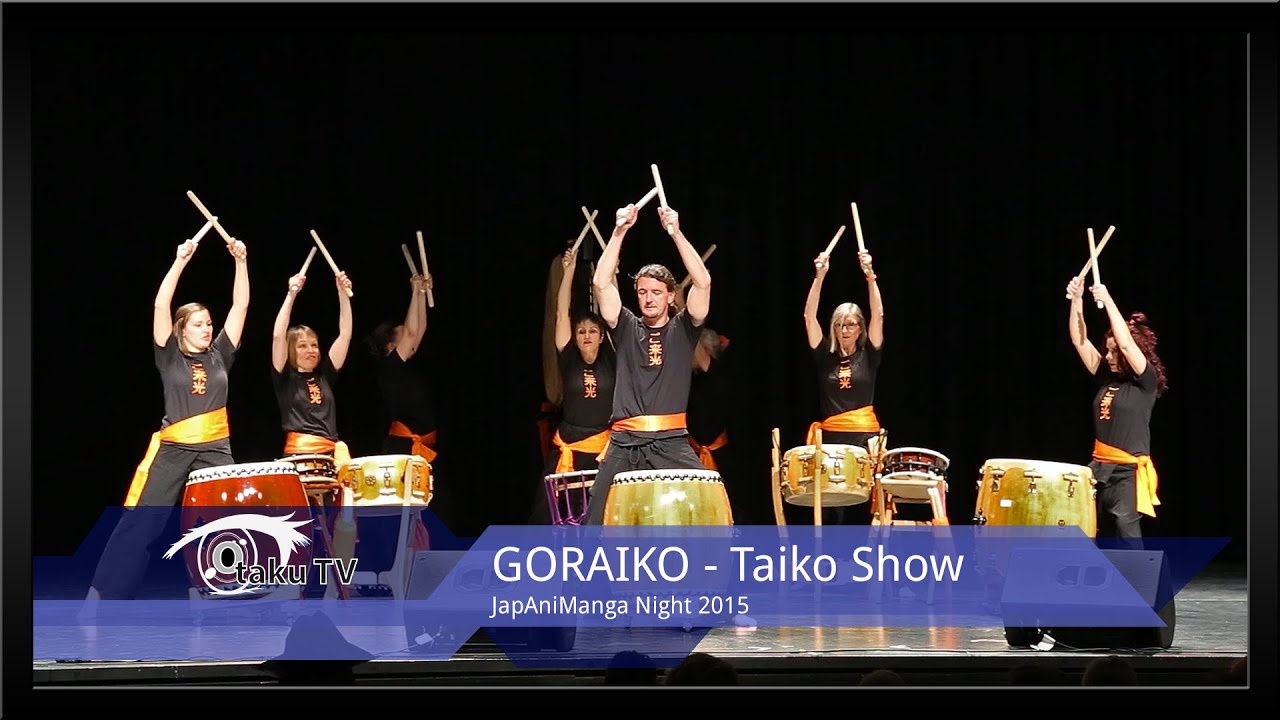 GORAIKO - Taiko Show | JapAniManga Night 2015 - YouTube
