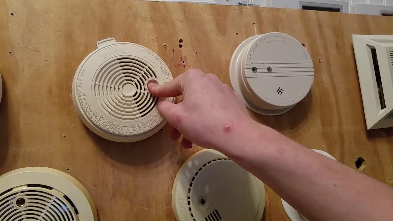 Smoke alarm board demo - YouTube