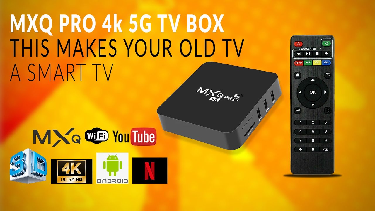 MXQ PRO 4k 5G TV BOX This Makes Your Old TV a SMART TV - YouTube