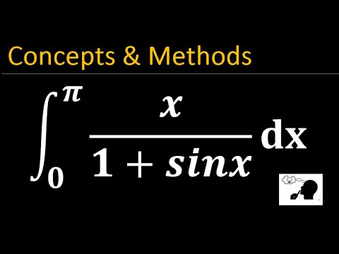 integral 0 to pi 'x/(1+sinx)' dx || Integral 0 to pi x / 1 + sin x dx ...