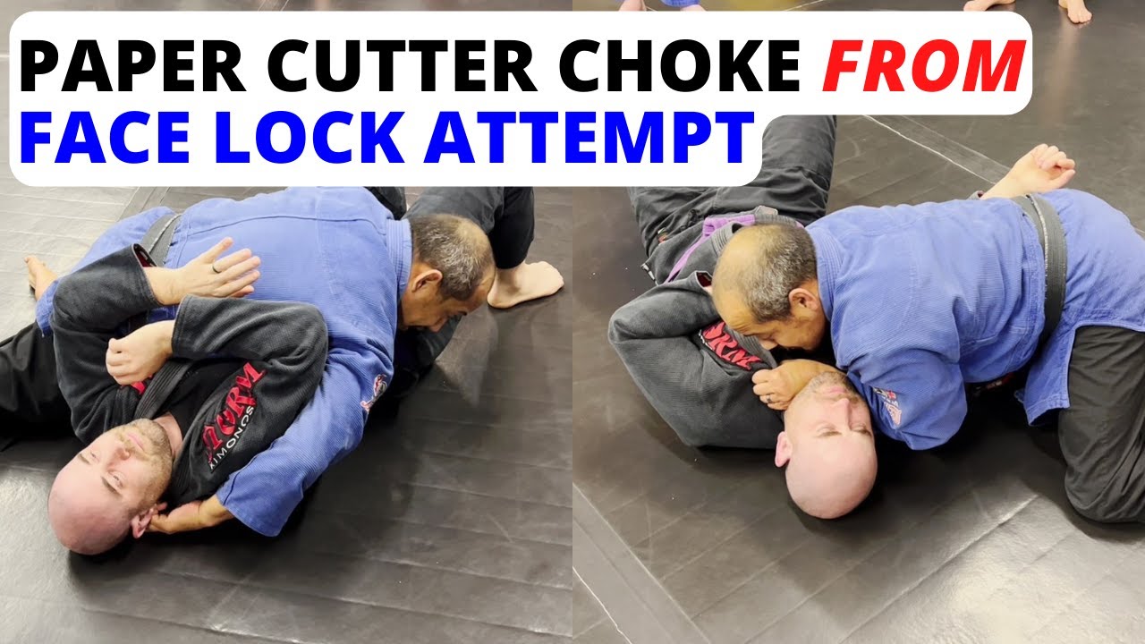 Paper Cutter Choke from Face Lock Control Attempt | 1r - YouTube