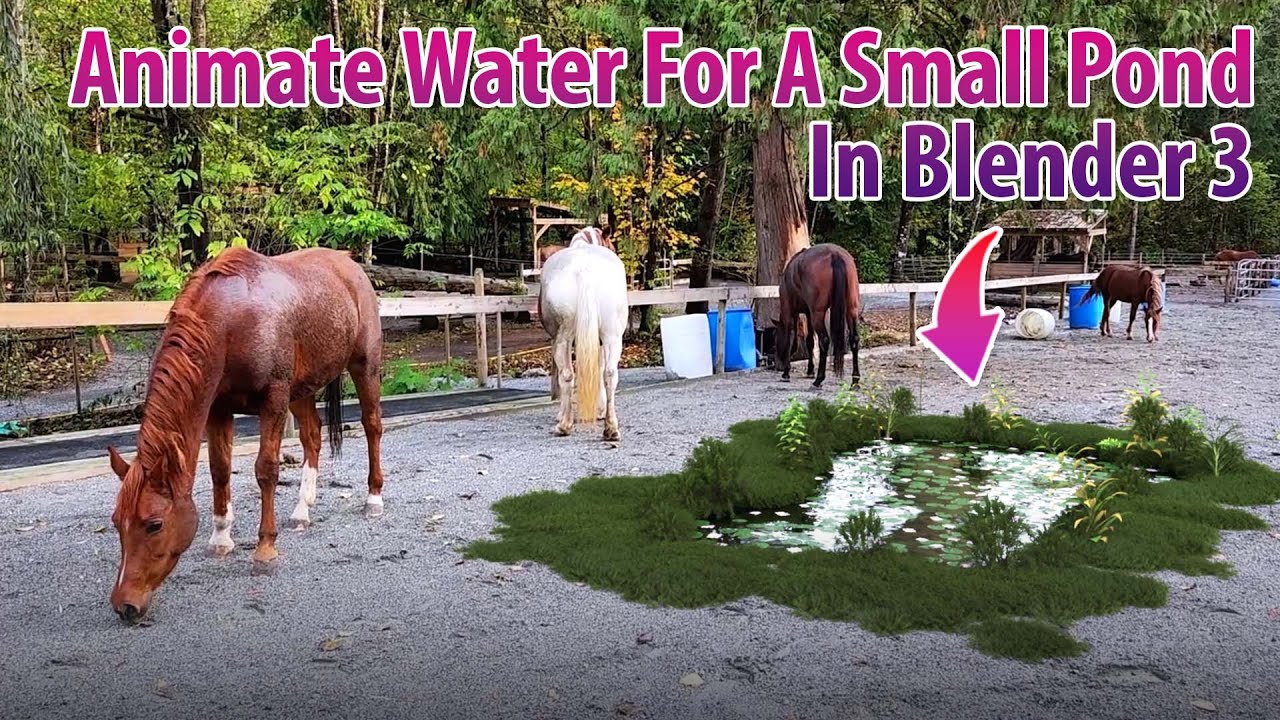 How To Animate A Quiet Pond In Blender 3 - YouTube