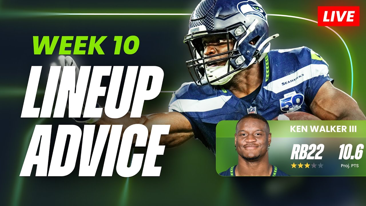 Fantasy Football Week 10 Start/Sit Lineup Advice | NFL Inactives ...