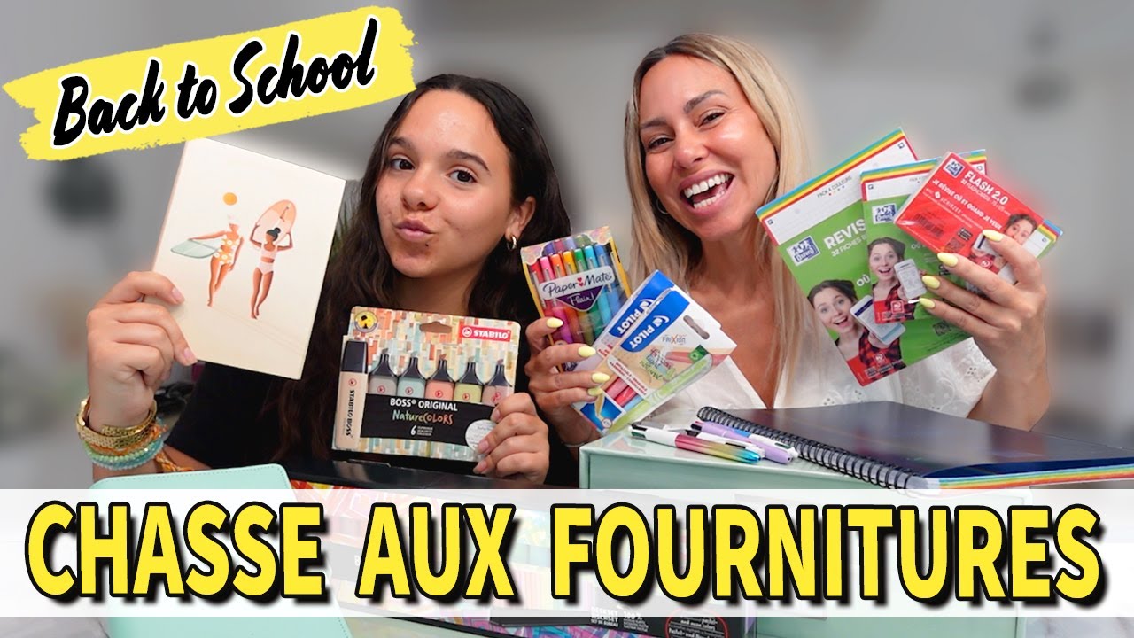 CHASSE AUX FOURNITURES SCOLAIRES / Back to school Jenna 2024 ...