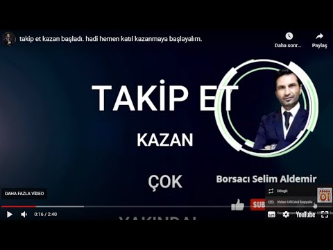 takip et kazan son durum. toplamaya devam..