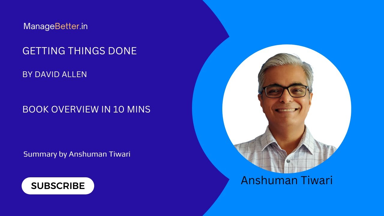 Summary of Getting Things Done by David Allen - YouTube
