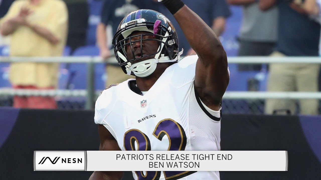 Patriots Release TE Ben Watson - YouTube