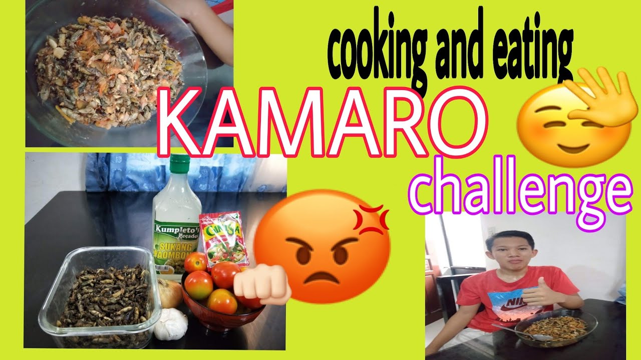 How to Cook cricket | eating challenge | kamaro | bevs vlog # ...