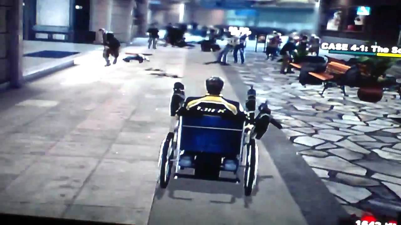 Dead Rising 2 Chuck on Wheelchair - YouTube