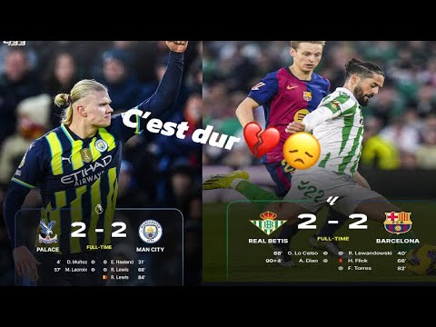 ManCity cale mais qu’est-ce qui arrive à mon équipe 😭- Le barça ne ...