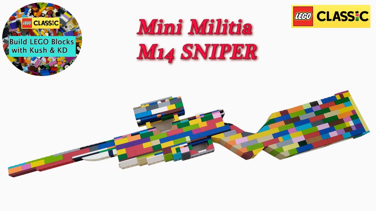 LEGO Gun Mini Militia M14 Sniper || LEGO 11005 || MOC || Building ...