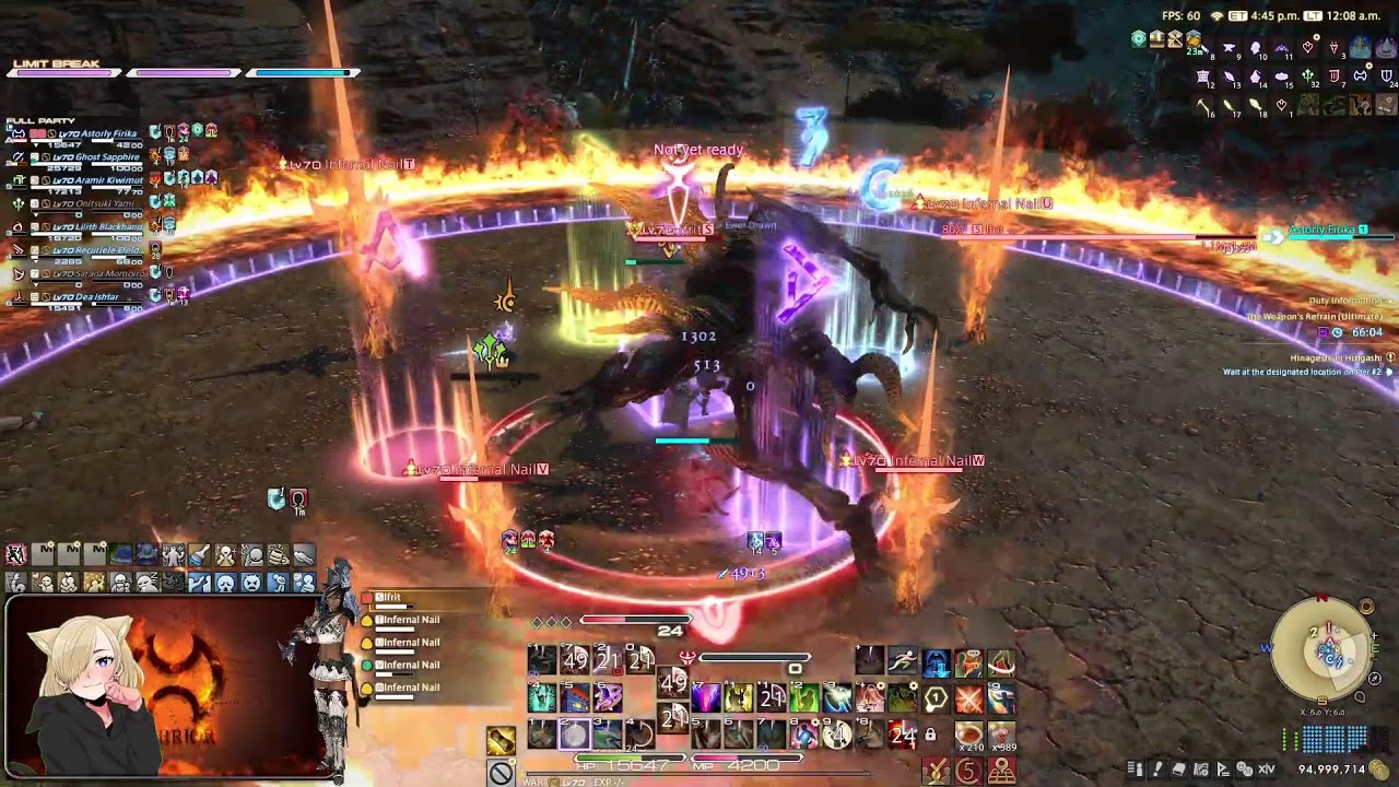 ffxiv P8S prog, practice makes perfect! - YouTube