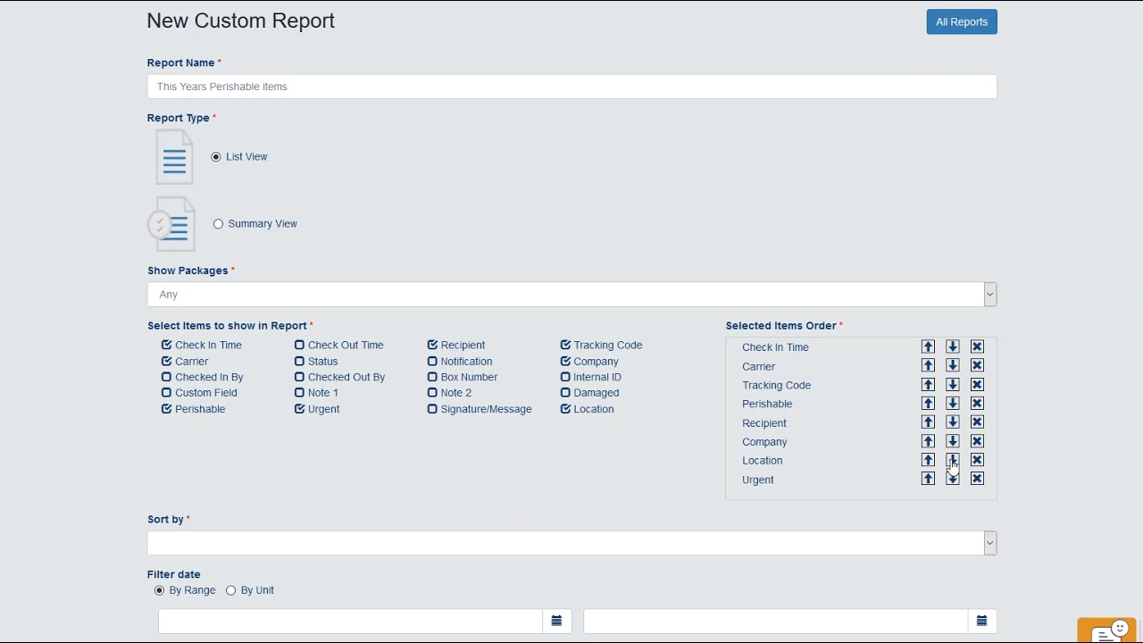 Custom Report List view - YouTube