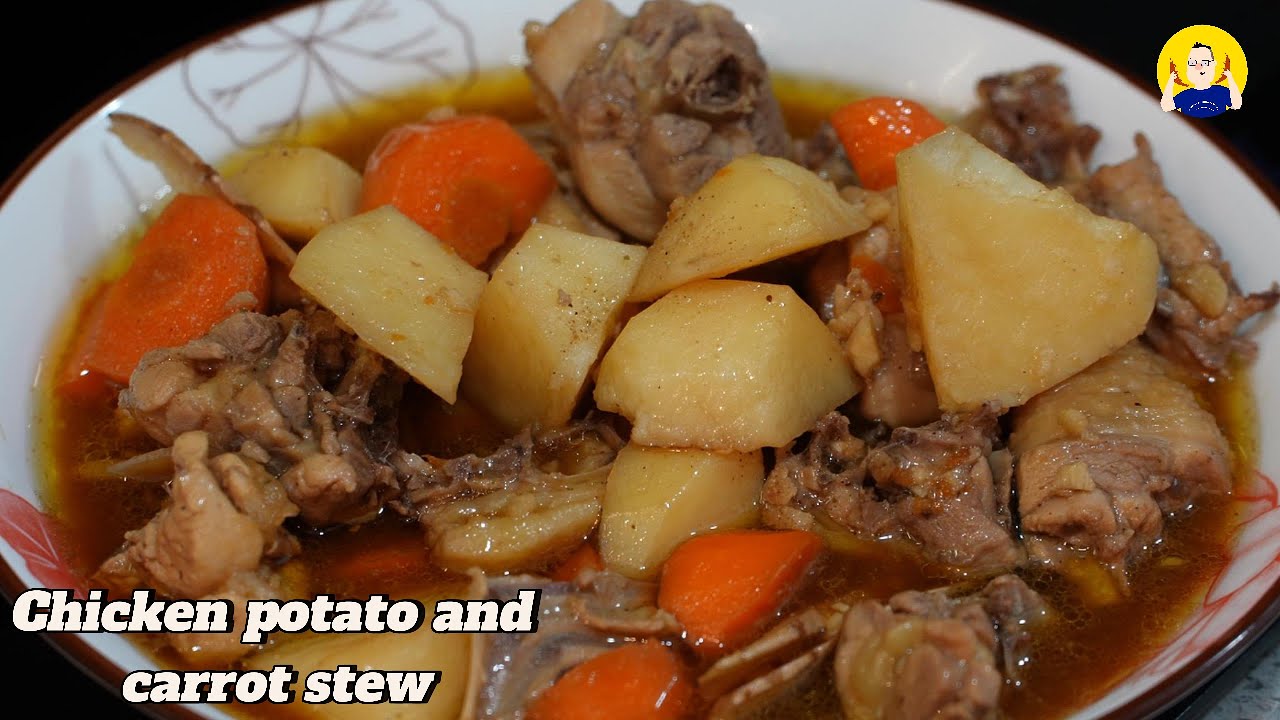 Chicken stew with potato and carrot - YouTube