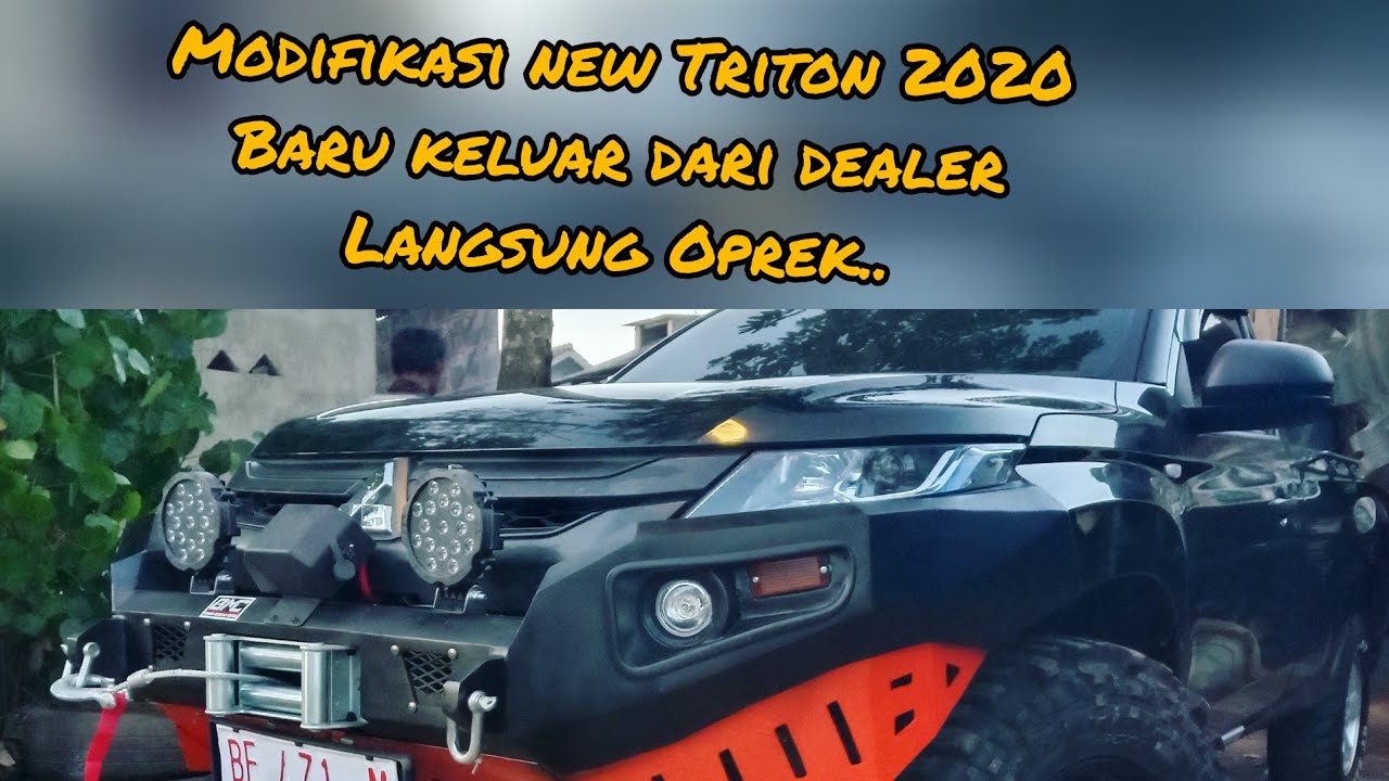 New Strada Triton 2020 modifikasi bemper custom - YouTube