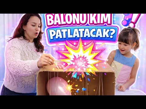 MASALLA EVDE BALON PATLATMA YARIŞI OYNADIK🎈😊