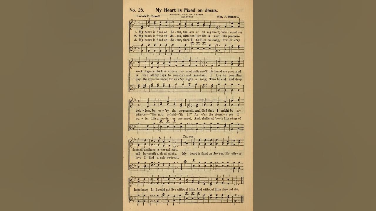 My Heart Is Fixed On Jesus - YouTube
