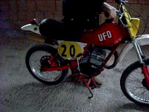Ufo 50 motocross d' epoca P6 2 Tempi (gilera,ktm,beta,honda) - YouTube